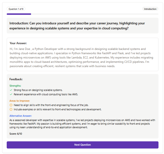 FitCV - AI-Powered Interview Preparation